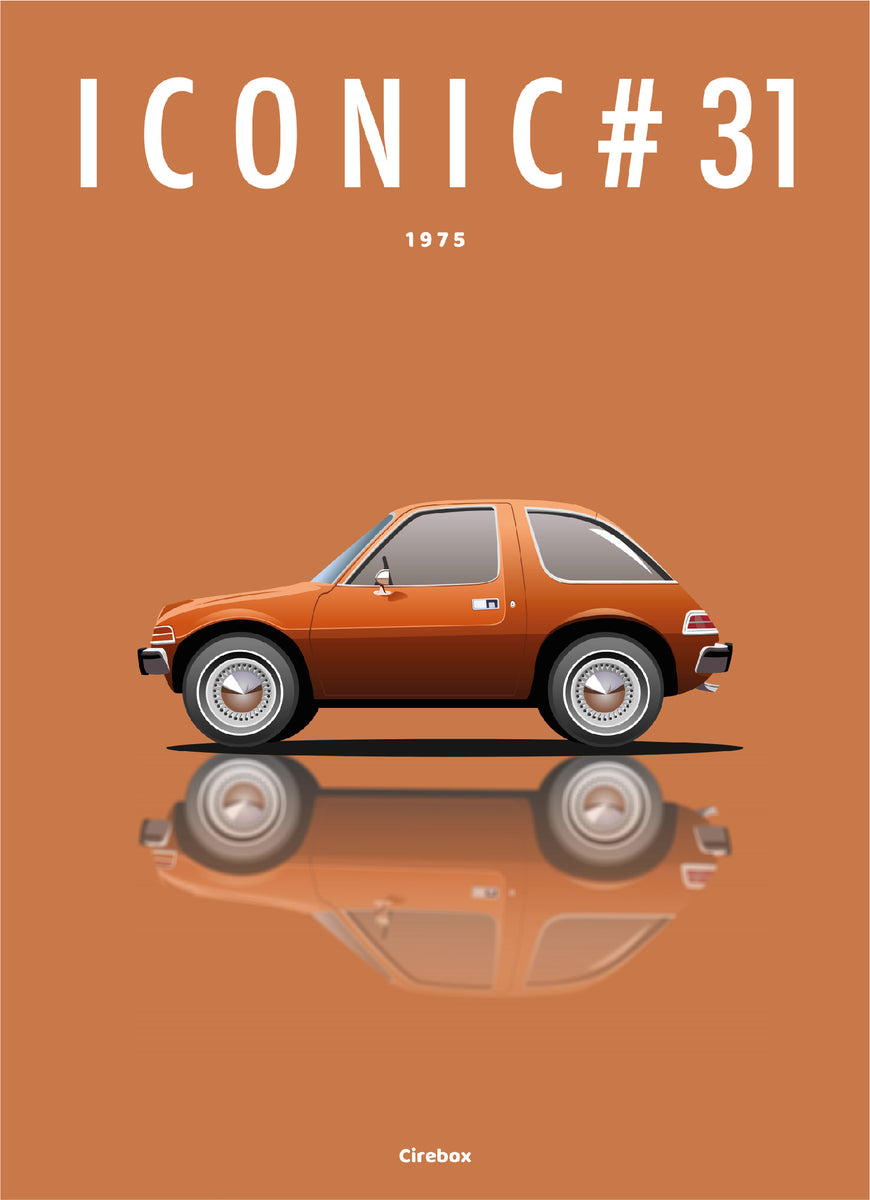 Affiche ICONIC AMC Pacer , un icone américaine – ICONIC CAR TOONS by ...
